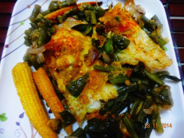 Baked Pineapple Fish – Indrani’s recipes cooking and travel blog