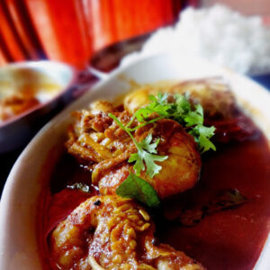 How to make Indian prawn curry soup