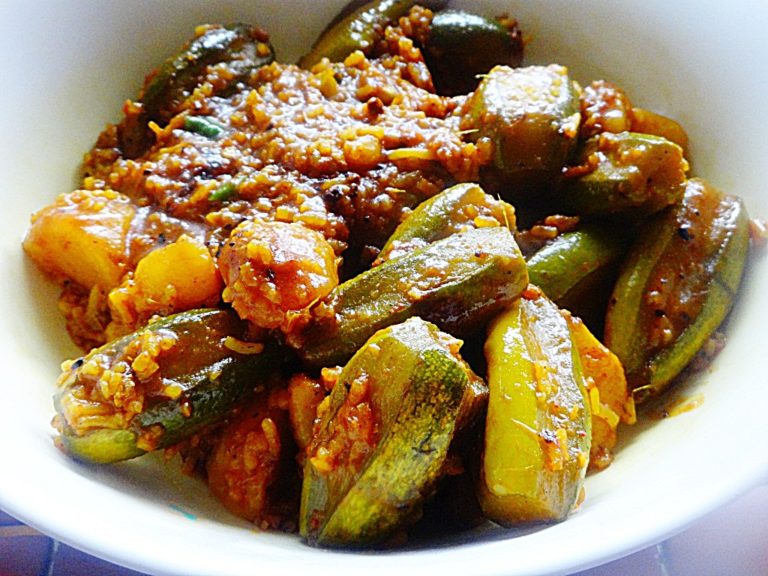 chal potol recipe |chal padwal|pointed gourds cooked in rice – Indrani ...