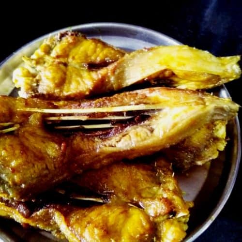 Chital peti kalia| Fish belly gravy of clown knife fish