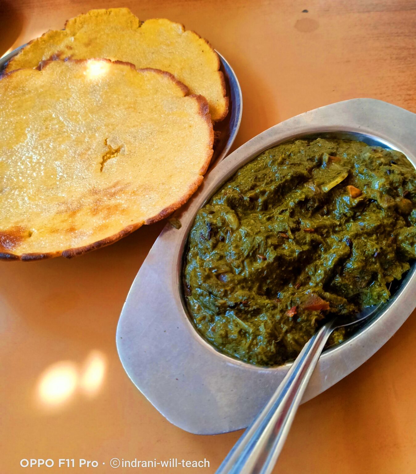 Sarson ka saag makki di roti | Indrani’s recipes cooking and travel blog